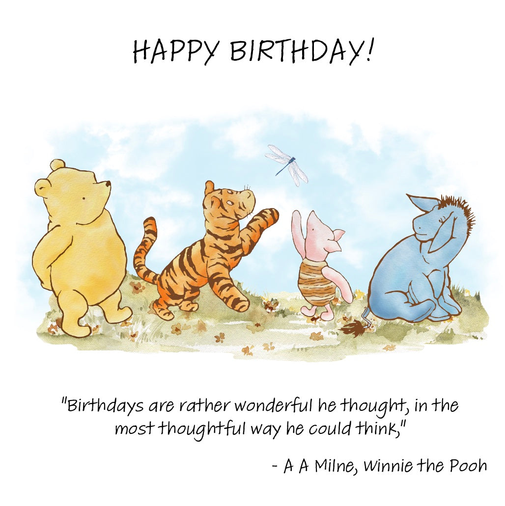 Happy Birthday Winnie The Pooh – Paperjar